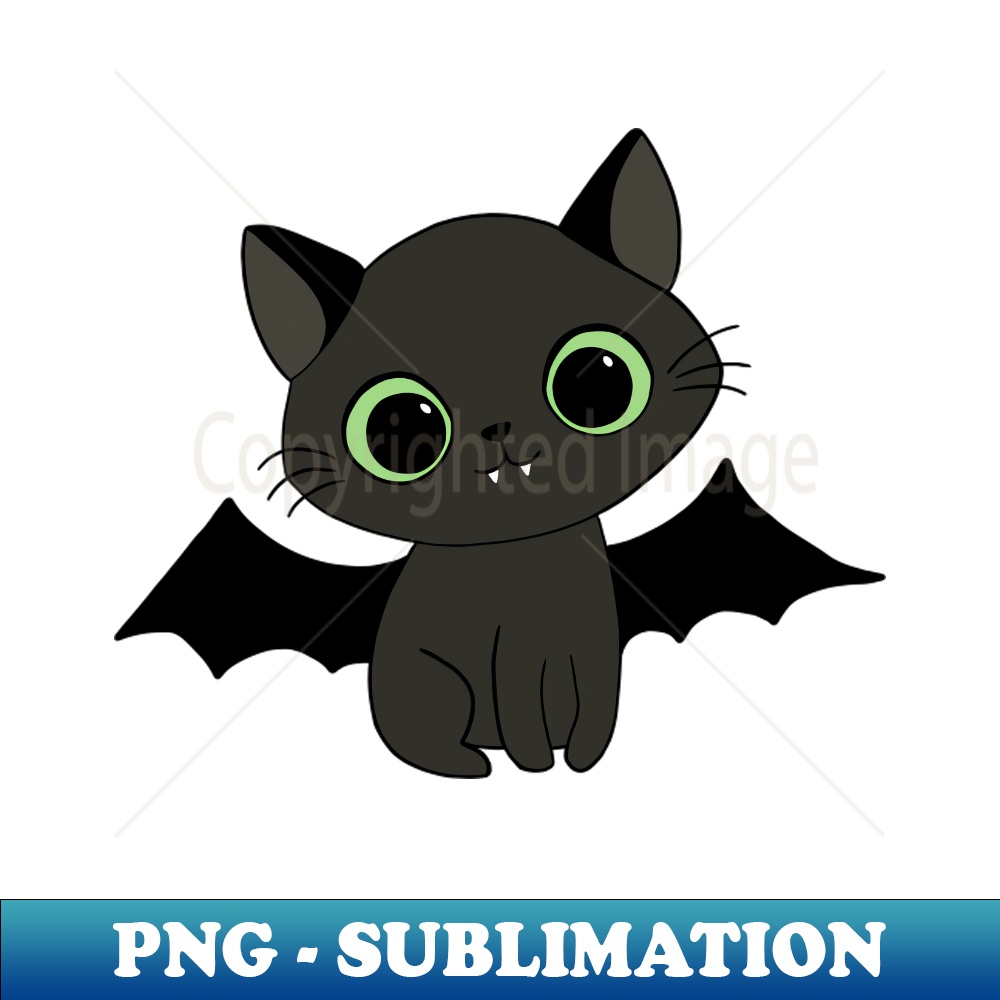 Kitty Cat the Vampire Bat - PNG Transparent Digital Download | Inspire ...