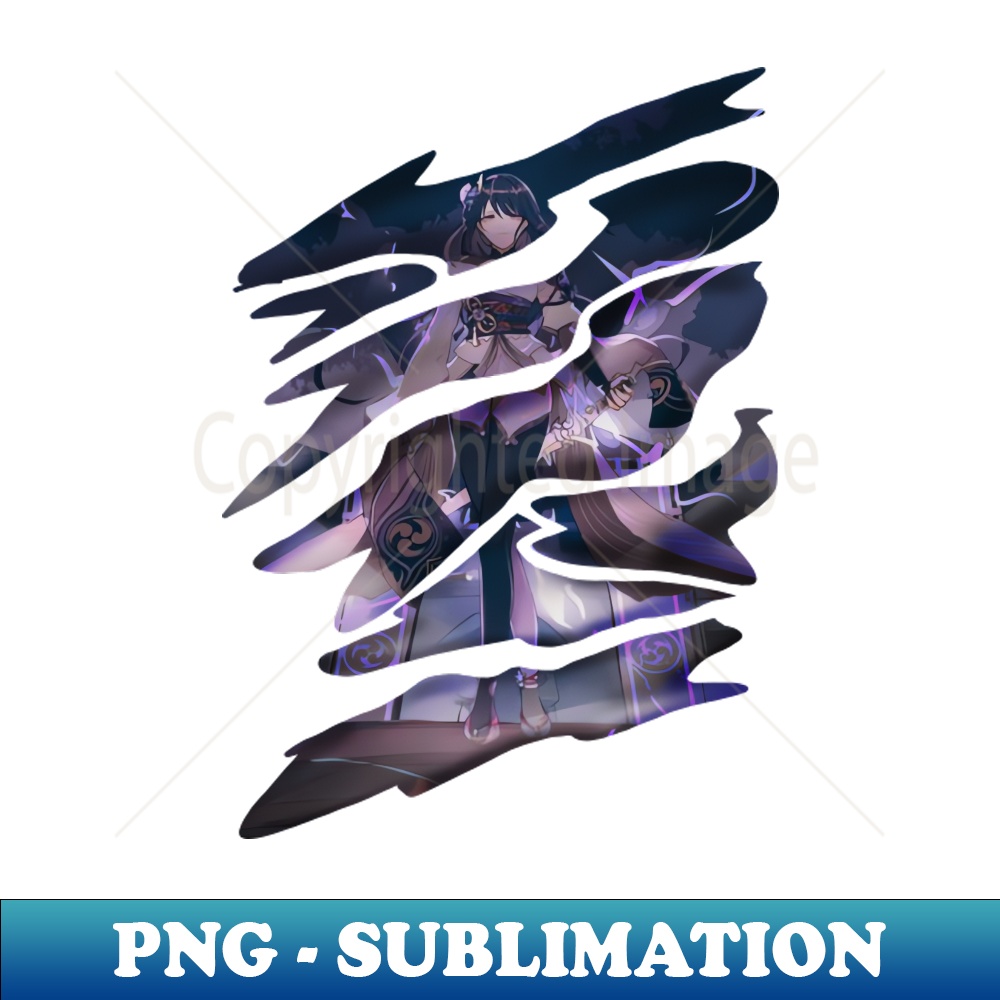 Raiden Shogun Genshin Impact - PNG Transparent Digital Downl | Inspire ...