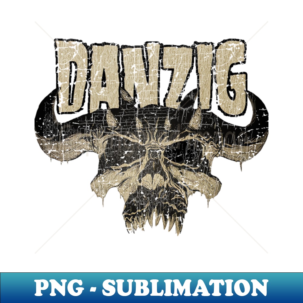 Danzig Skull 1988 - Sublimation-Ready PNG File - Create with | Inspire ...