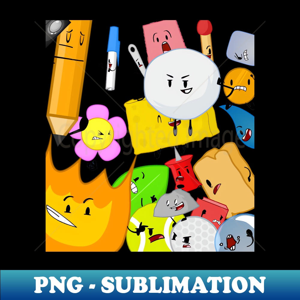 BFDI Animated Contest - Stylish Sublimation Digital Download | Inspire ...