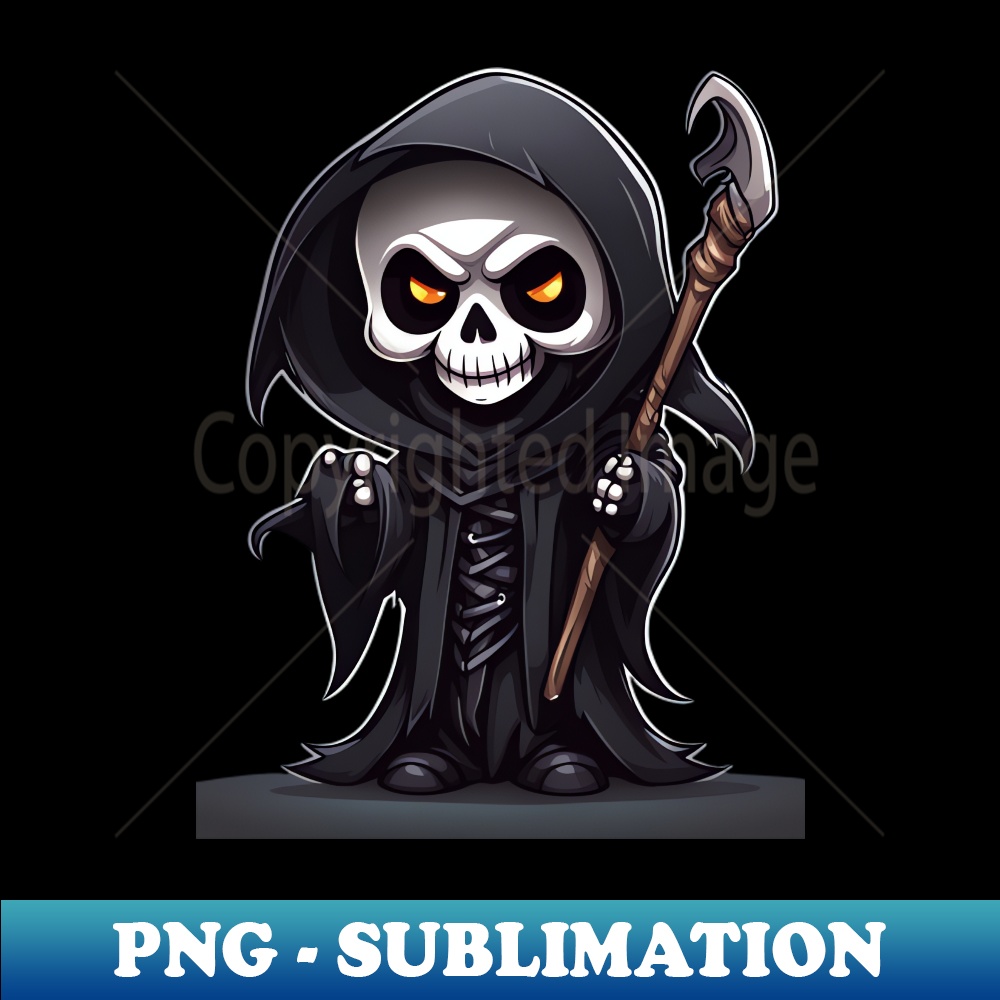 Chibi Reaper - Whimsical Character Art - Modern Sublimation | Inspire ...