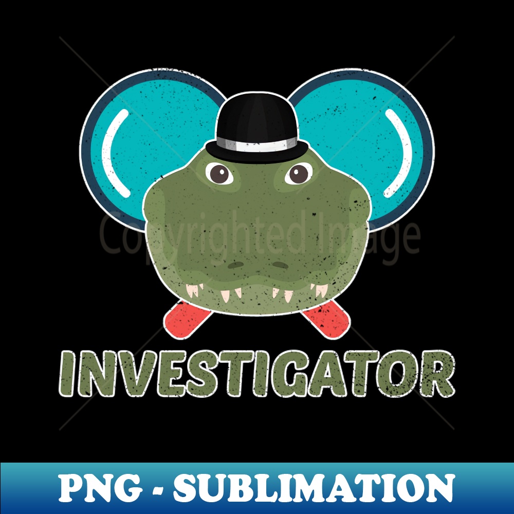 Investigator - Alligator Gator Detective - Aesthetic Sublima - Inspire ...