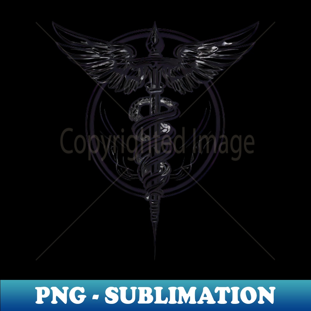 Caduceus Wisdom Guardian - Aesthetic Sublimation Digital Fil | Inspire ...