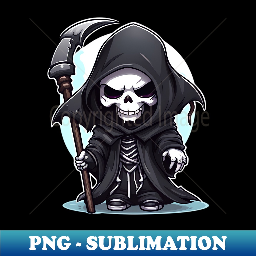 Chibi Reaper - Whimsical Character Art - Modern Sublimation | Inspire ...