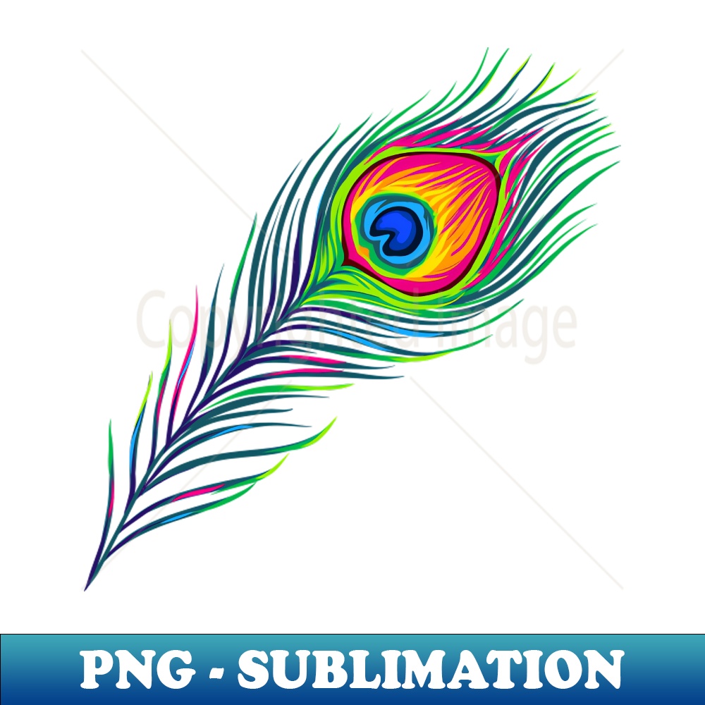 Peacock Feather - Signature Sublimation PNG File - Capture I | Inspire ...