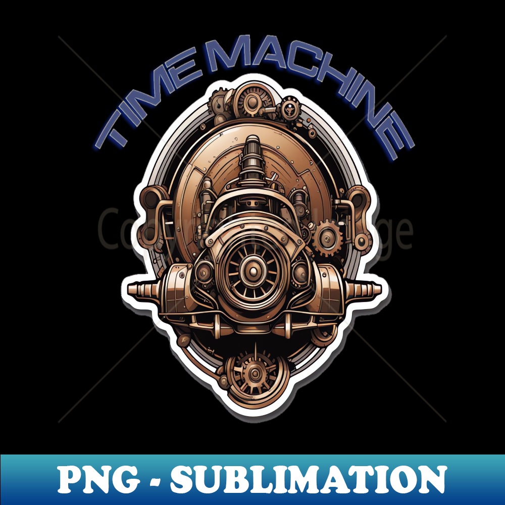 TIME MACHINE - Aesthetic Sublimation Digital File - Bold & E | Inspire ...