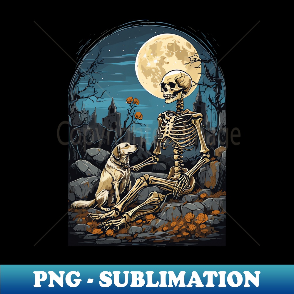 Love of Dog and Skeleton - fear and hunger - Premium PNG Sub | Inspire ...