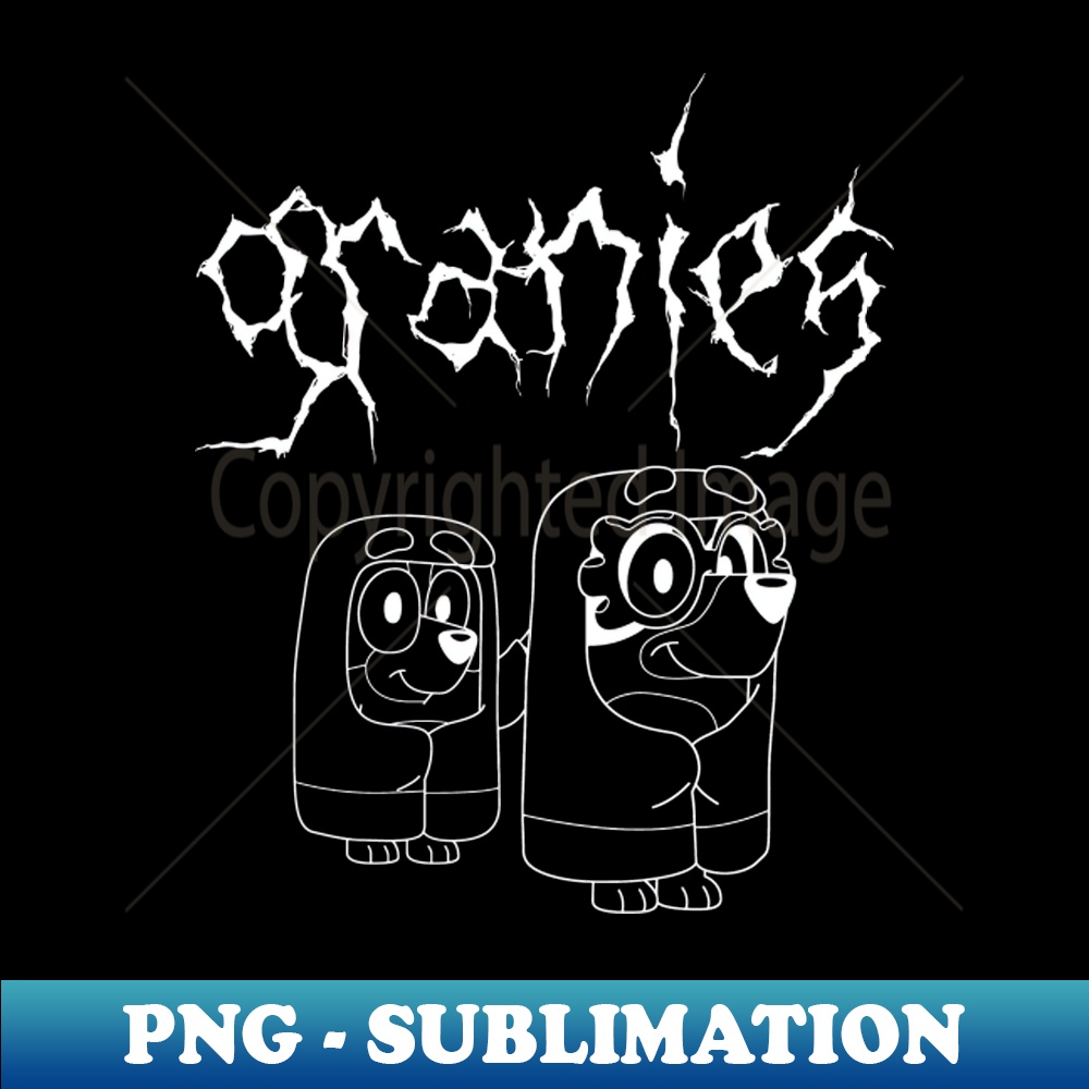 Bluey Death Metal Grannies Janet Rita Bluey - Aesthetic Subl | Inspire ...