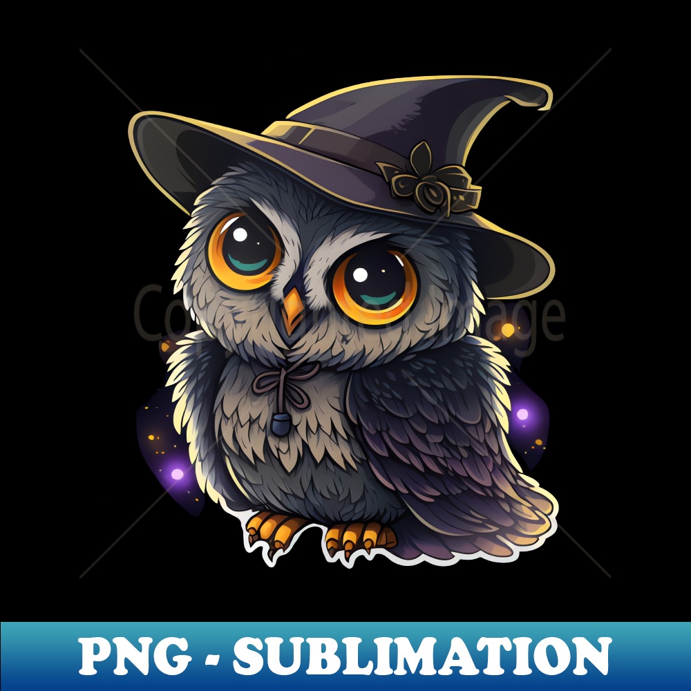 Cute Owl Cosmic Wizard - Special Edition Sublimation PNG Fil | Inspire ...