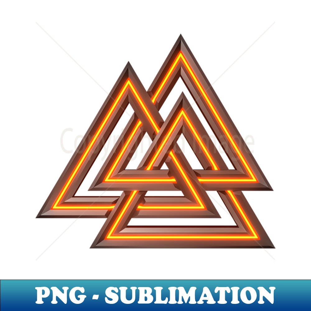 Valknut Symbol - PNG Transparent Digital Download File for S | Inspire ...