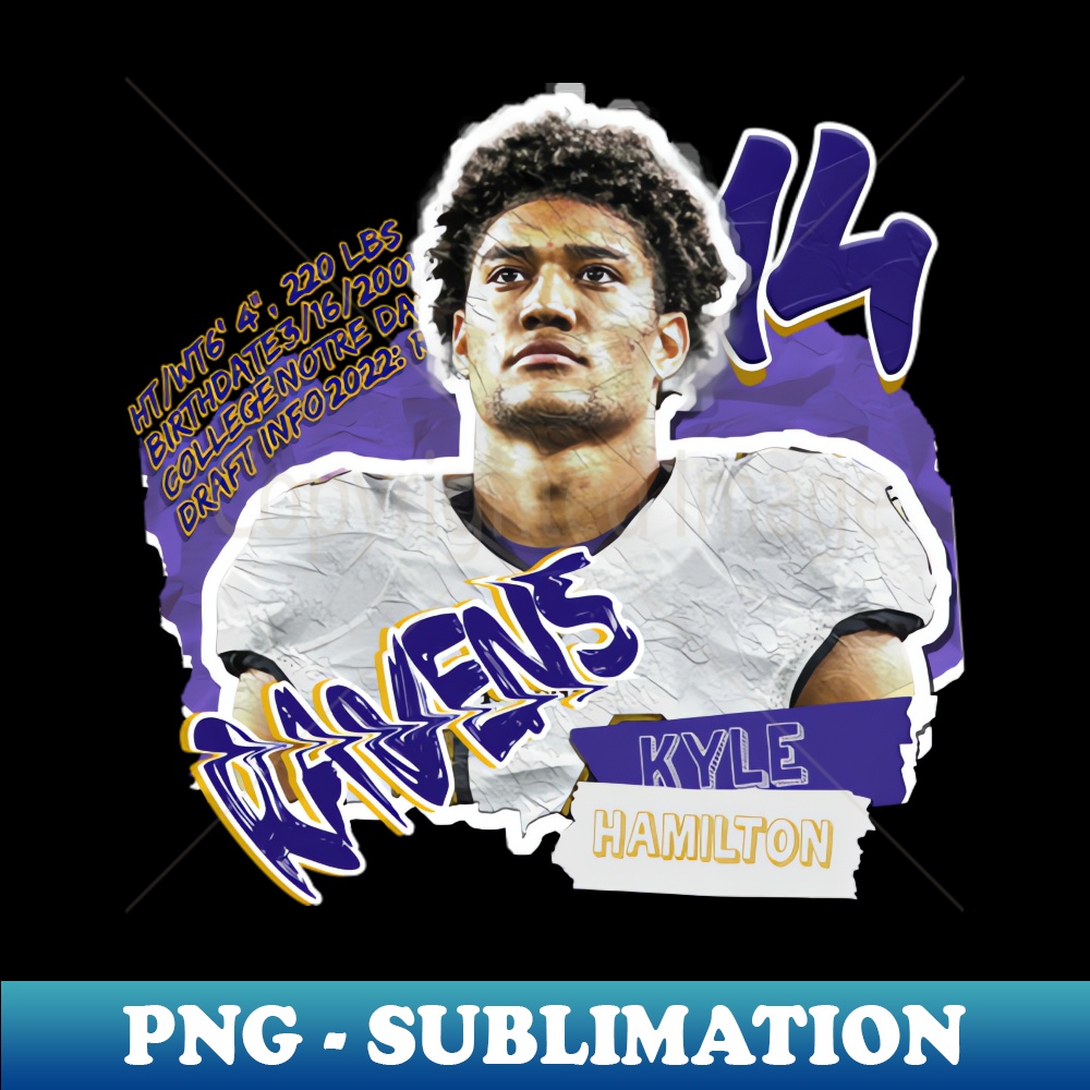 Kyle Hamilton Superstar - Exclusive PNG Sublimation Download | Inspire ...