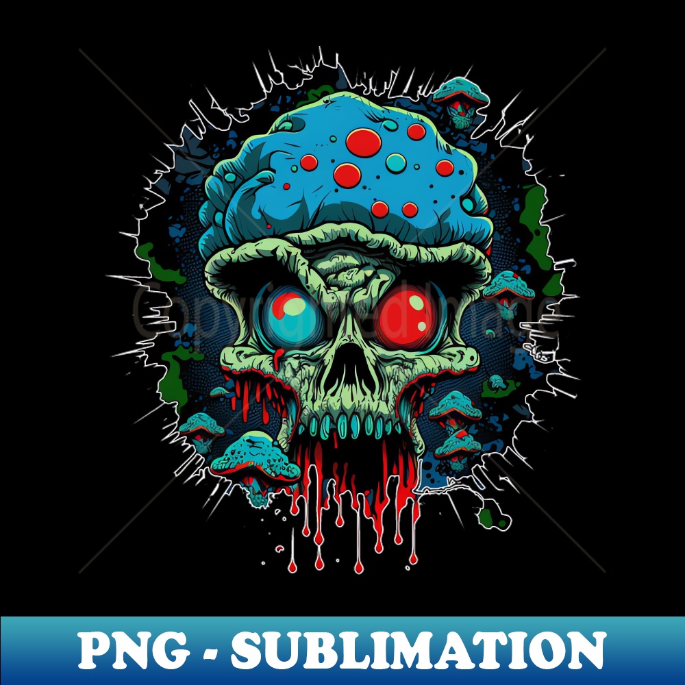 Mushroom brain dead zombie - Elegant Sublimation PNG Downloa | Inspire ...