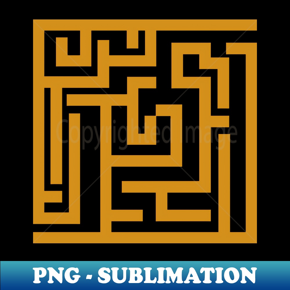 Golden Maze - Decorative Sublimation PNG File - Transform Yo | Inspire ...