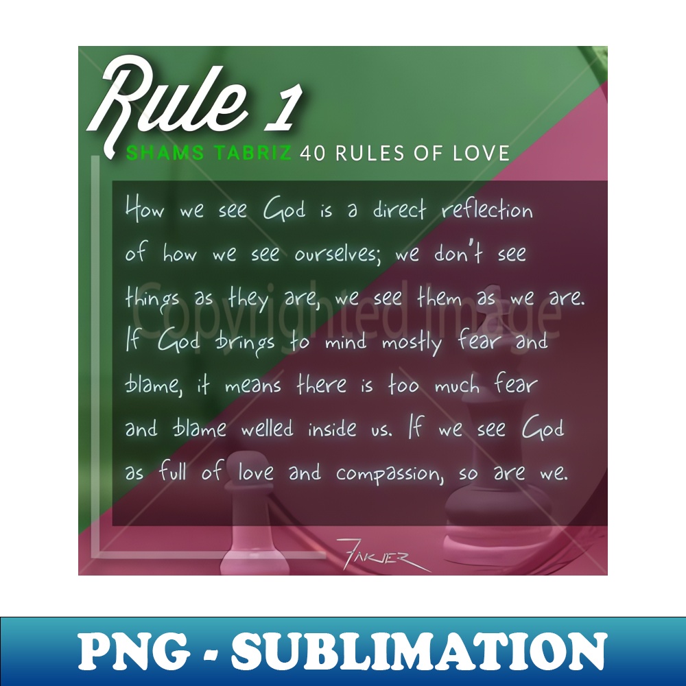 40 RULES OF LOVE - 1 - Aesthetic Sublimation Digital File - | Inspire ...