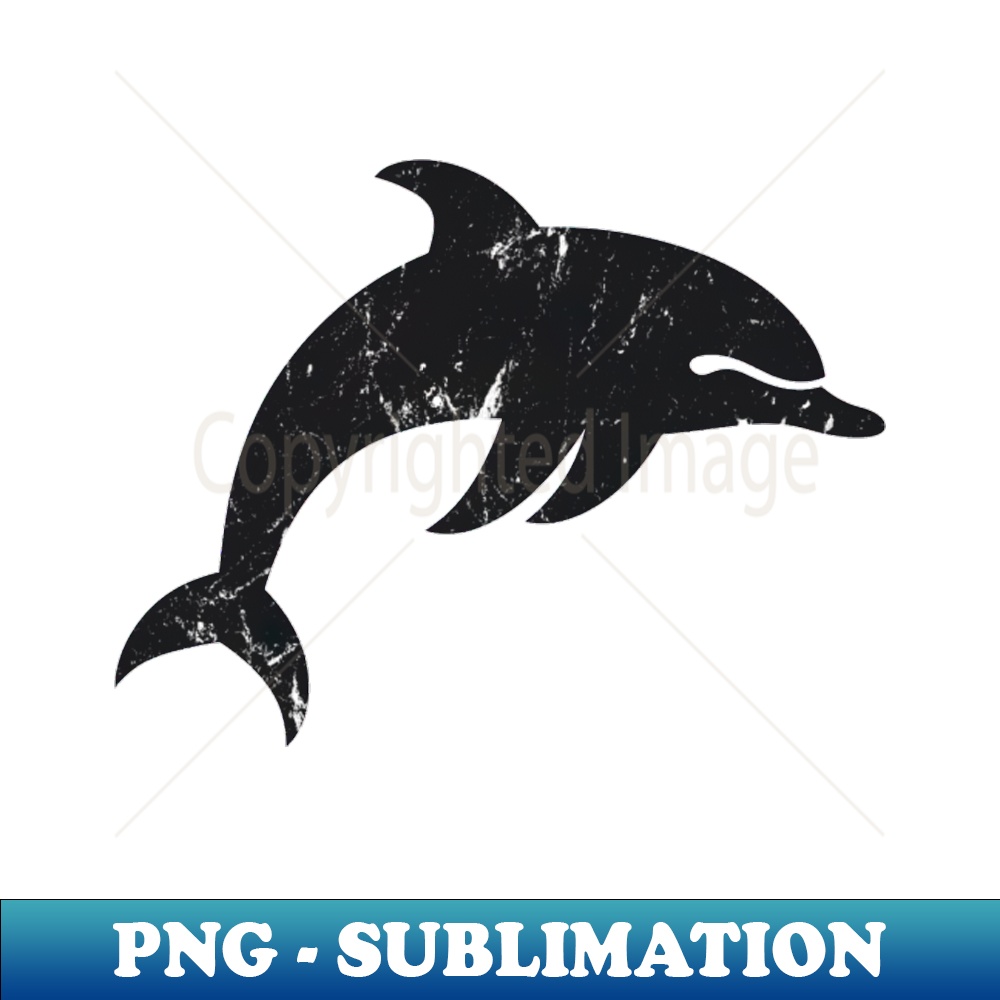 Monochrome Dolphin - PNG Transparent Sublimation File - Crea - Inspire ...