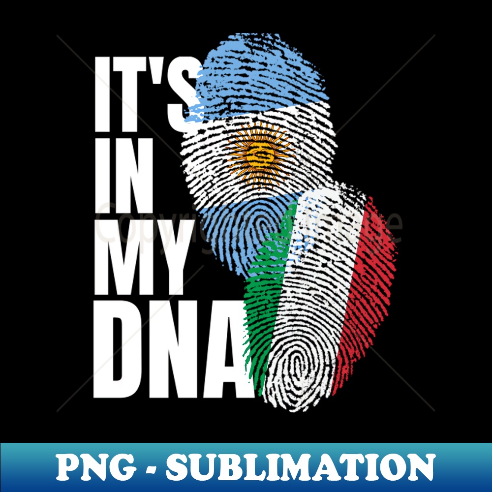 Italian Plus Argentinian DNA Mix Flag Heritage Gift - Premiu | Inspire ...