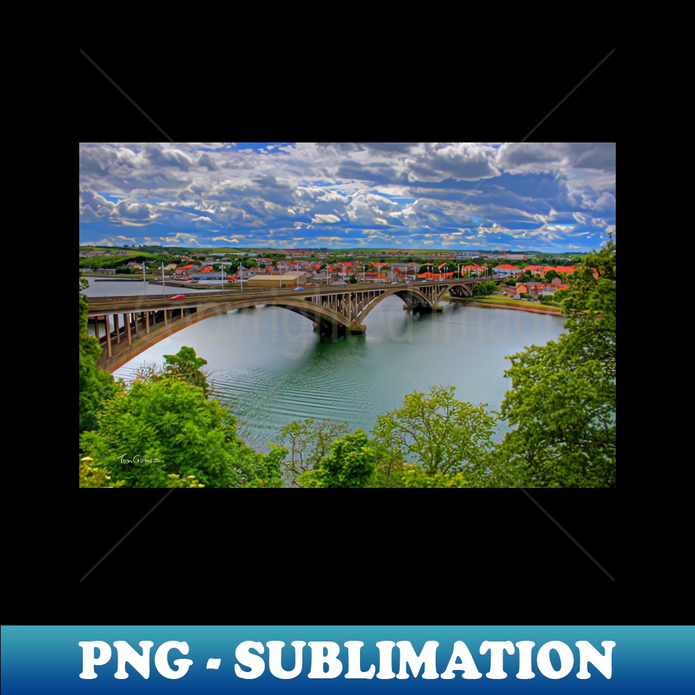 Tweed Road Bridge - PNG Transparent Sublimation Design - Bri - Inspire ...