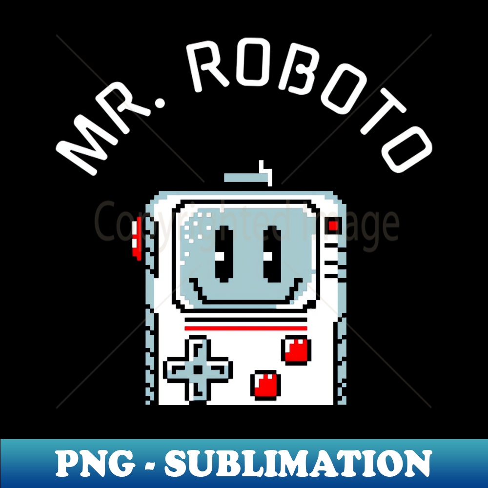 8 bit cute robot - PNG Transparent Sublimation Design - Defy | Inspire ...