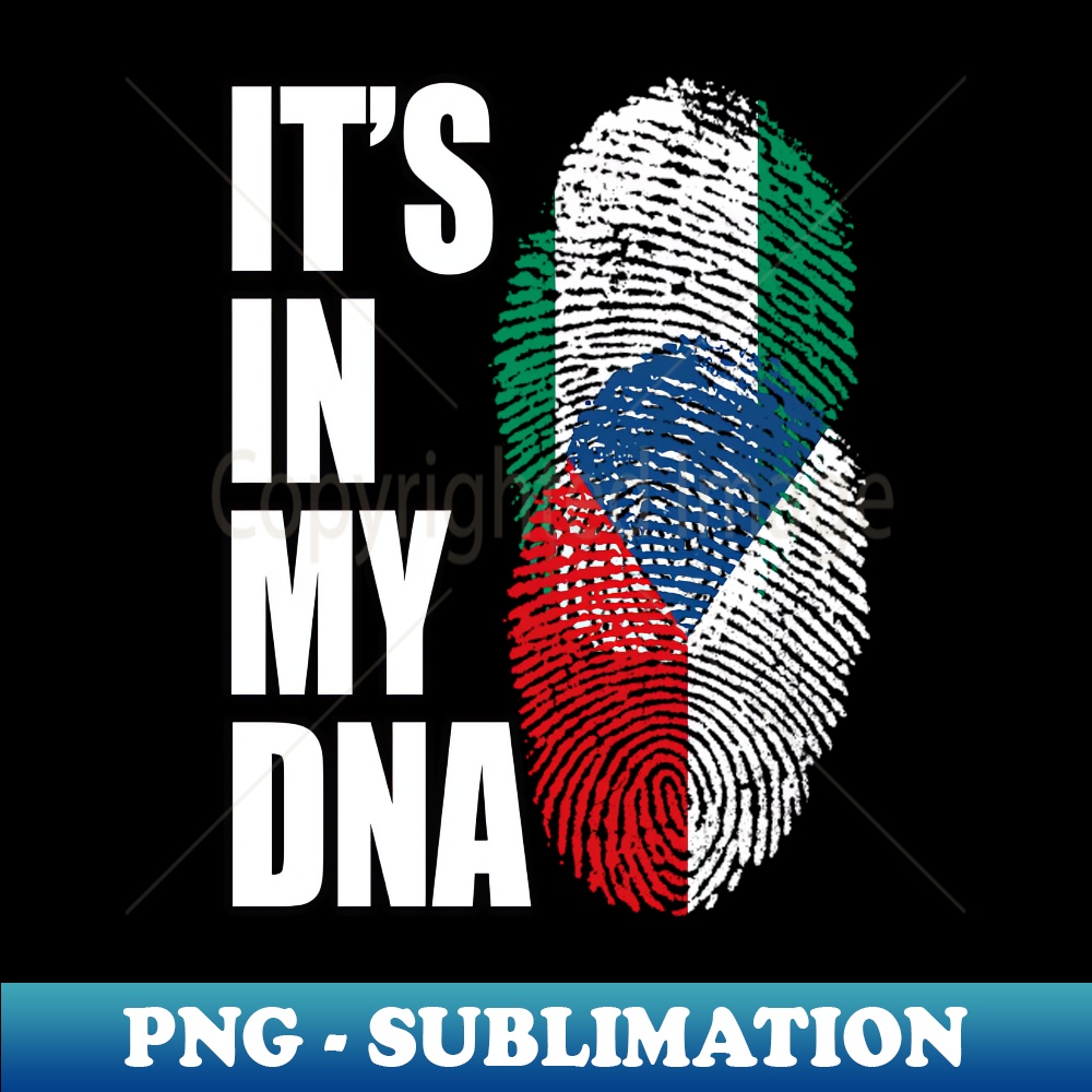 Czech And Nigerian Mix Heritage DNA Flag - Stylish Sublimati | Inspire ...