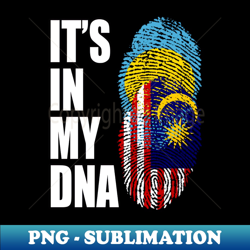 Palauan And Malaysian Vintage Heritage DNA Flag - Signature | Inspire ...