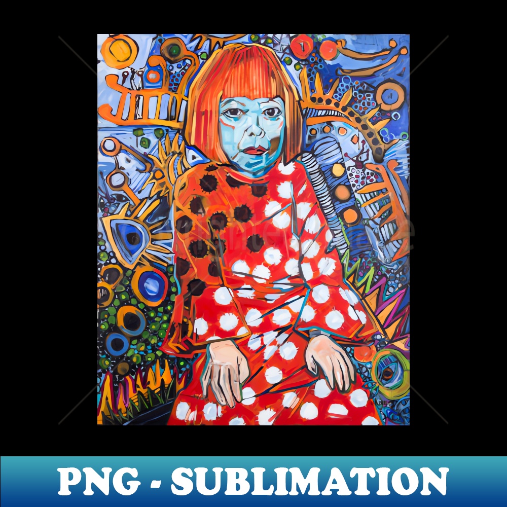 Yayoi Kusama - Sublimation-Ready PNG File - Boost Your Succe | Inspire Uplift