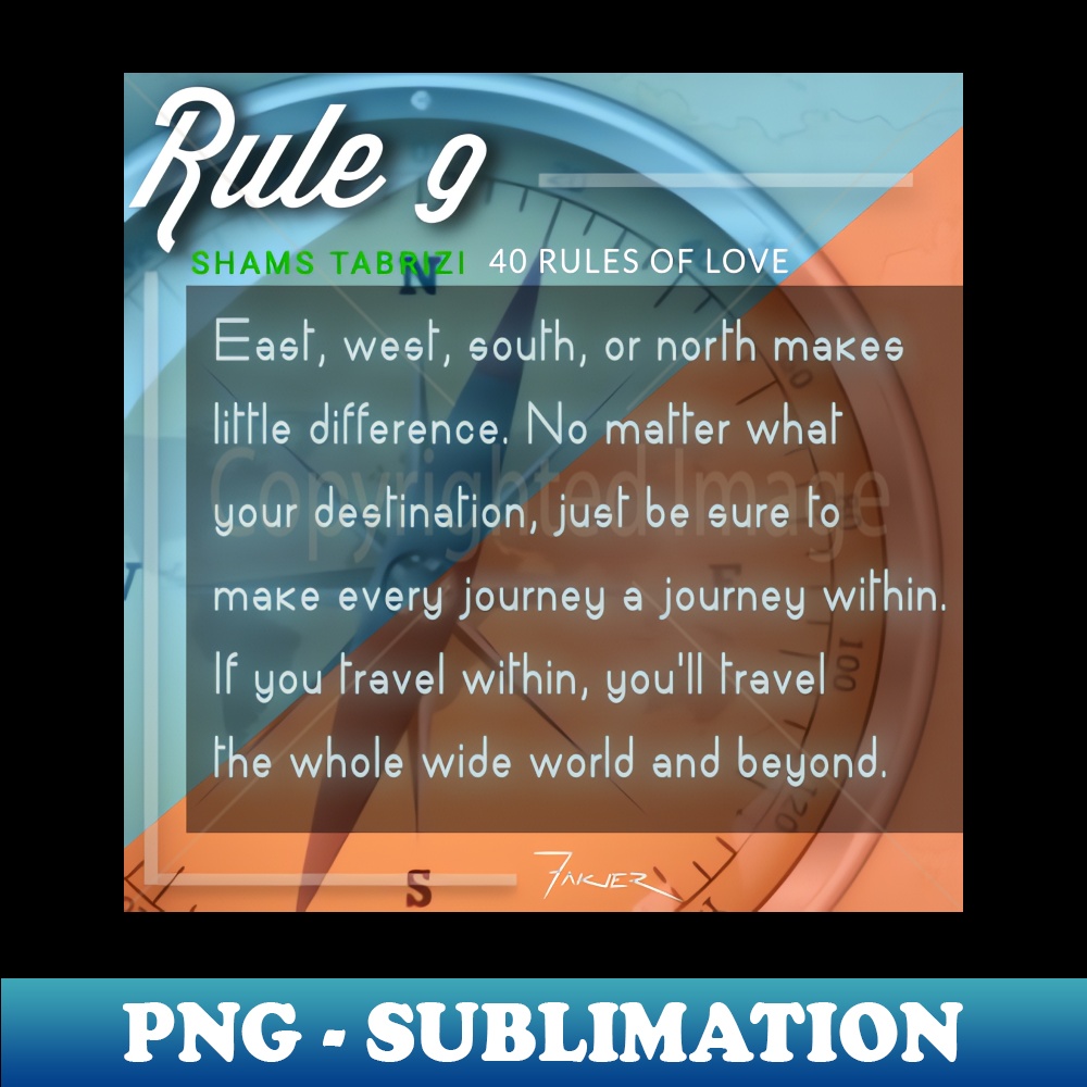 40 RULES OF LOVE - 9 - Premium Sublimation Digital Download | Inspire ...