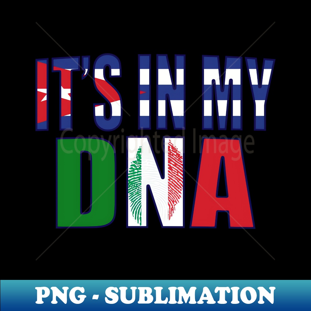 Cuban And Italian Mix Heritage DNA Flag - High-Quality PNG S | Inspire ...