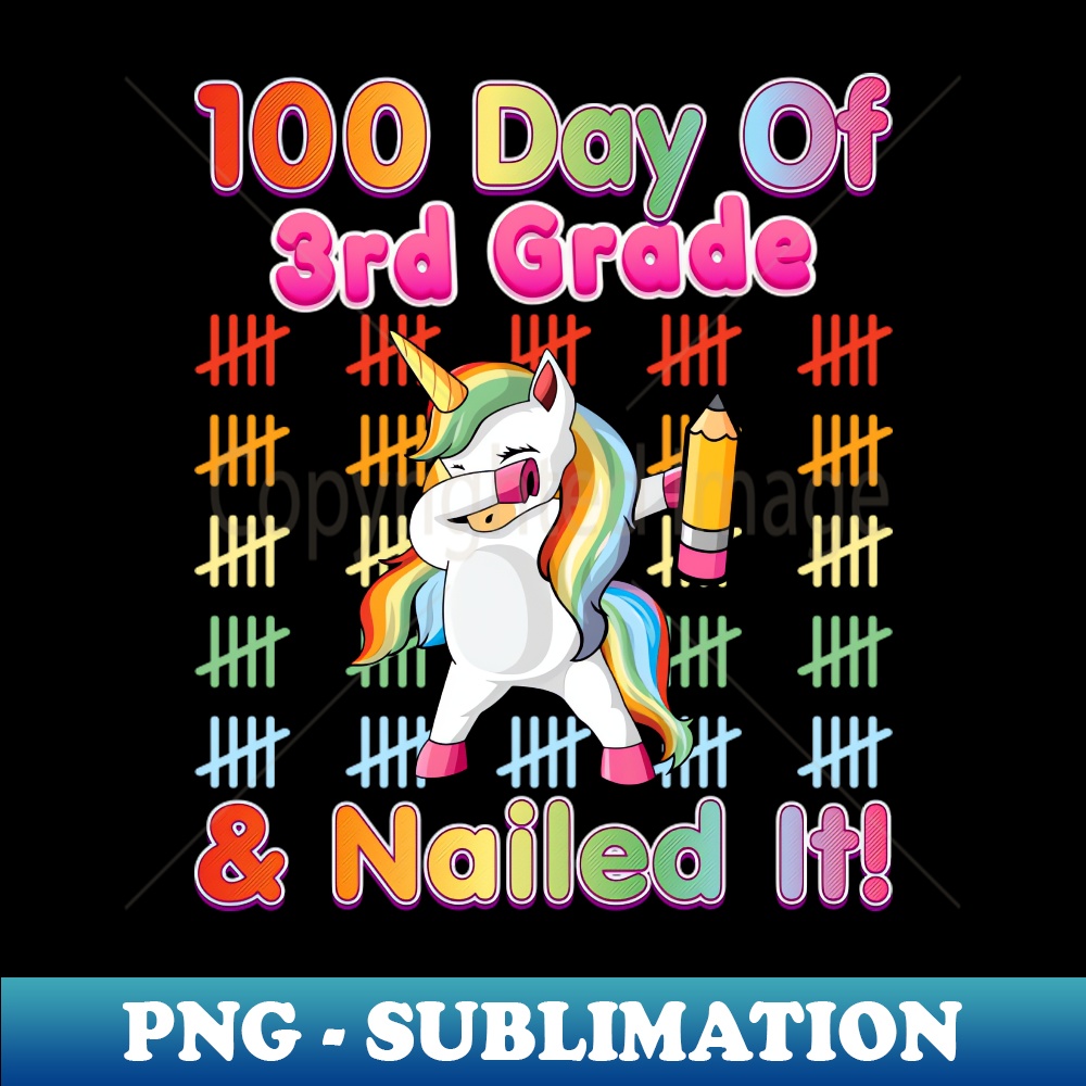 100 Days of 3rd Grade Nailed It 100th Day Unicorn Dabbing - | Inspire ...