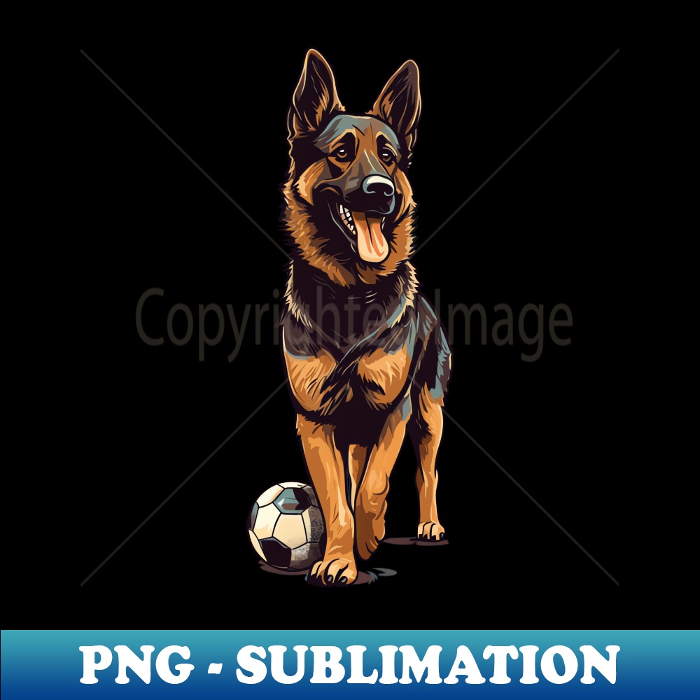 Ball Fetching Champion German Shepherd with a Ball - High-Qu | Inspire ...