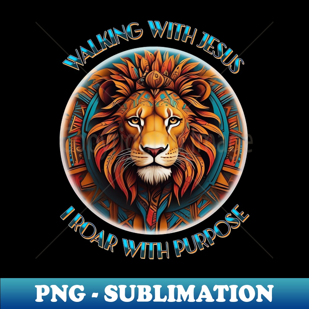Walking With Jesus I Roar With Purpose - PNG Transparent Sub | Inspire ...