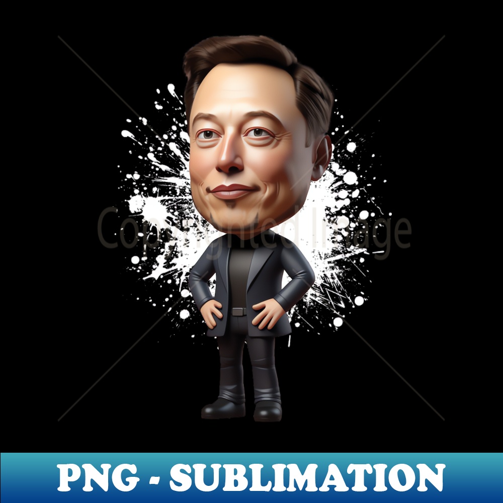 Elon Musk like funny figure - Digital Sublimation Download F | Inspire ...