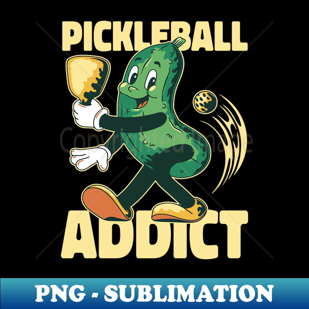 Pickleball Addict - Modern Sublimation PNG File - Boost Your | Inspire ...