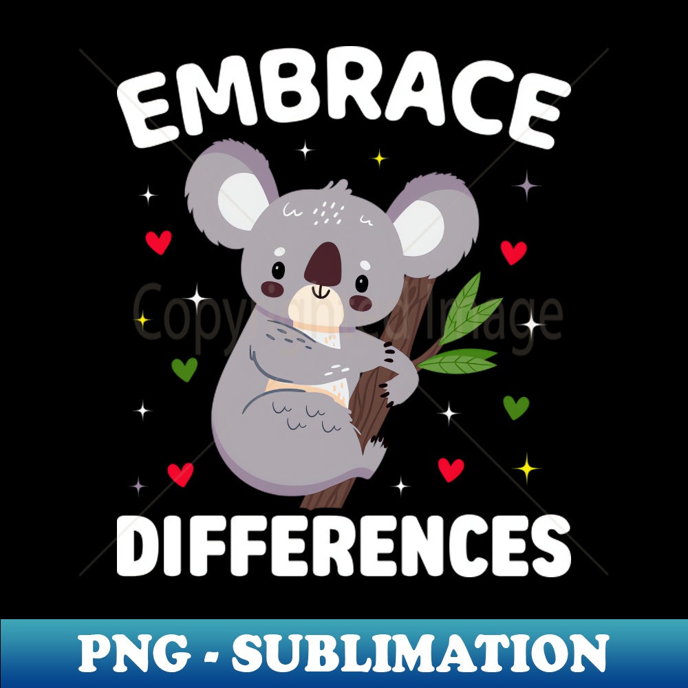 Koala Lover Embrace Differences April 2nd Autism Awareness - | Inspire ...
