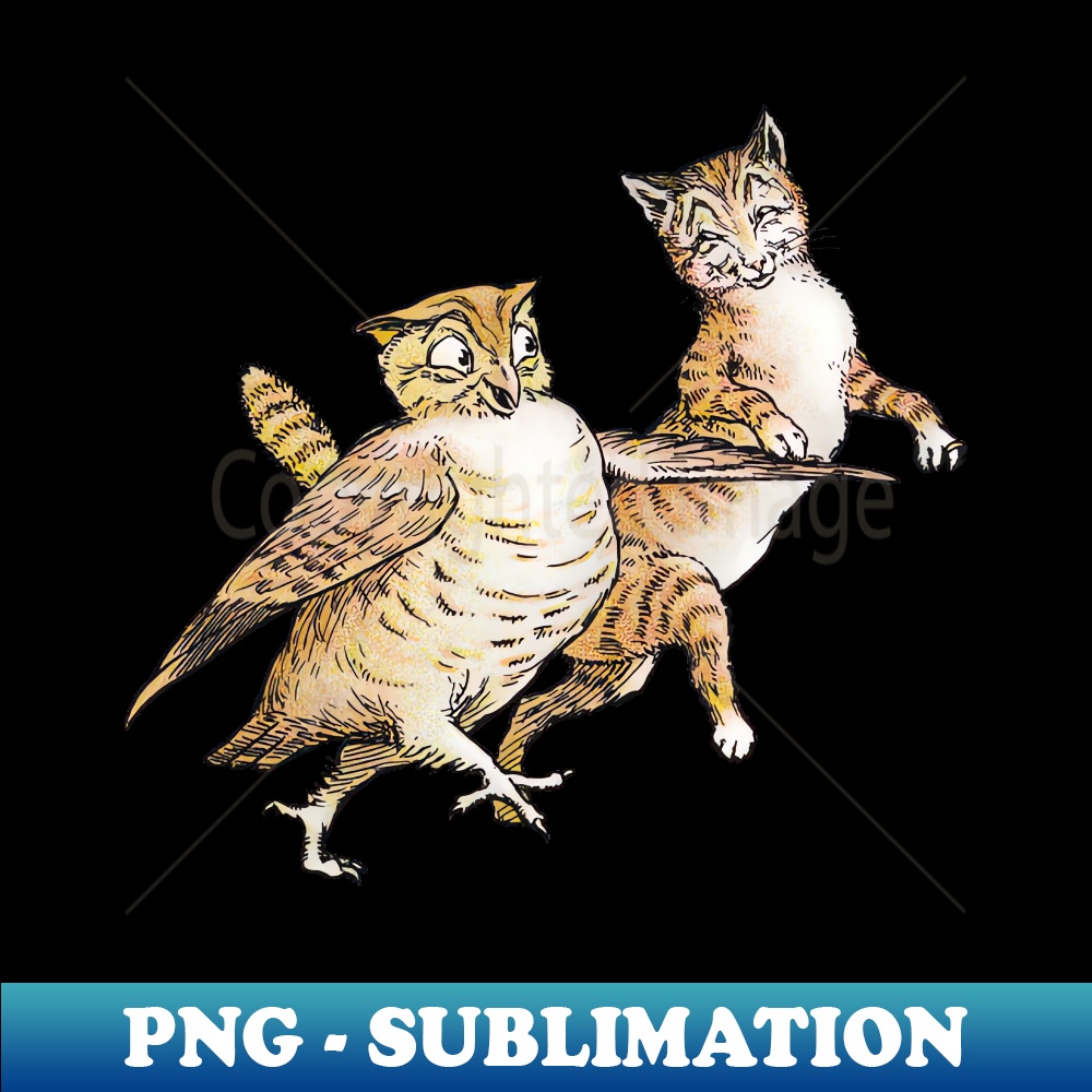 Edward Lears The owl and the pussycat - High-Quality PNG Sub | Inspire ...