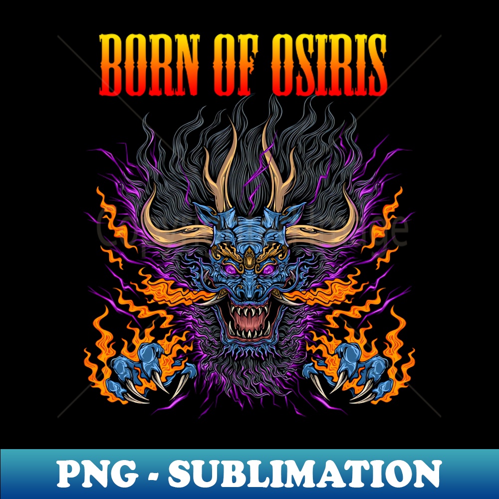 BORN OF OSIRIS BAND - Instant PNG Sublimation Download - Per | Inspire ...