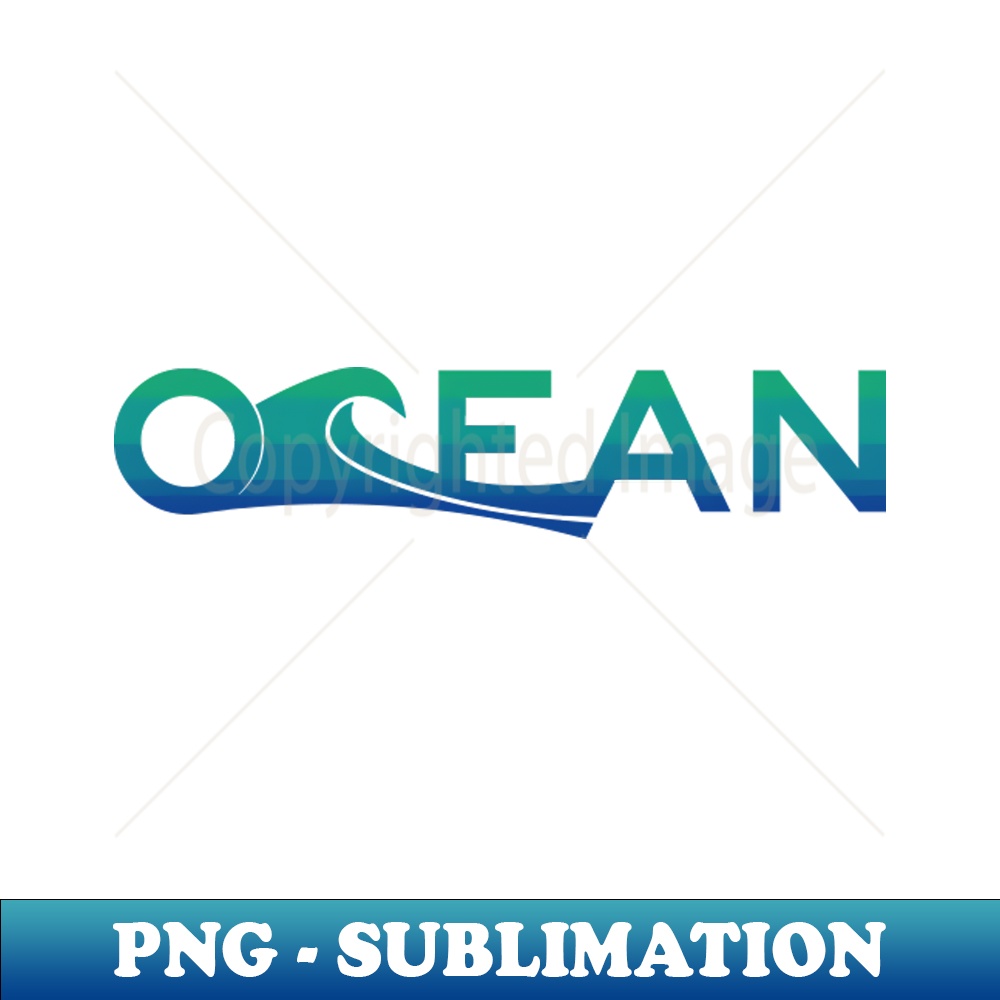 ocean - PNG Transparent Digital Download File for Sublimatio | Inspire ...