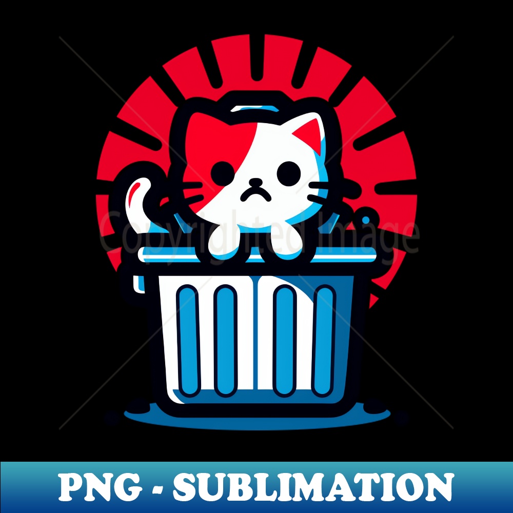 Sad cat - Retro PNG Sublimation Digital Download | Inspire Uplift