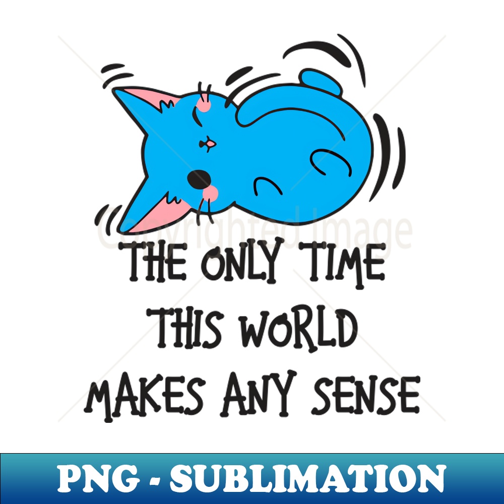 Upside down kitty - Signature Sublimation PNG File | Inspire Uplift