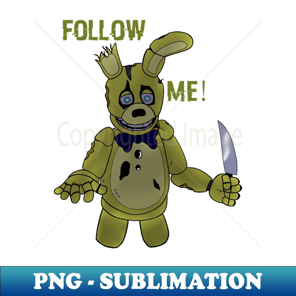 Fnaf Springtrap - Modern Sublimation PNG File | Inspire Uplift