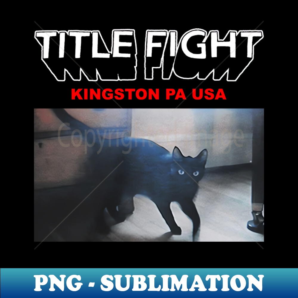 TITLE FIGHT BAND - Retro PNG Sublimation Digital Download | Inspire Uplift