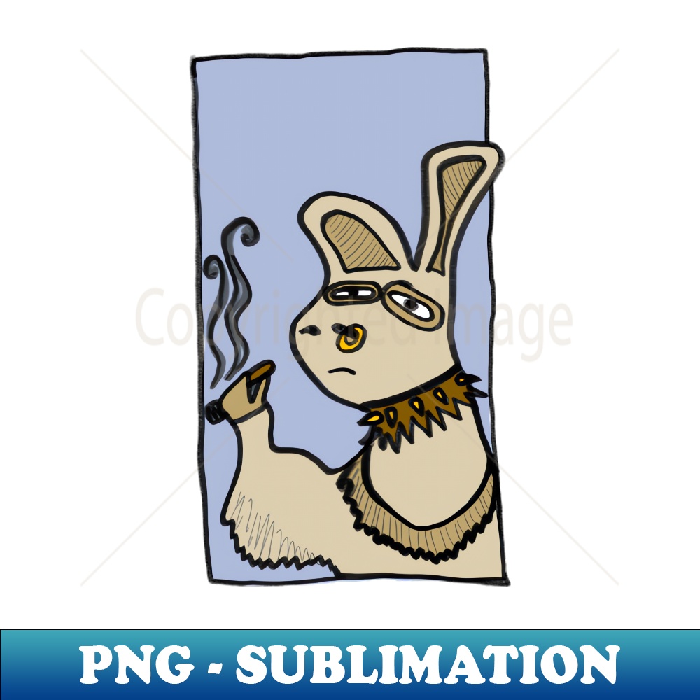 Smoking Llama - PNG Transparent Sublimation Design | Inspire Uplift