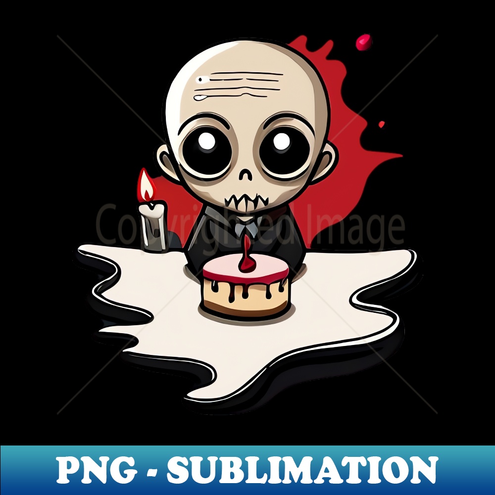 Nosferatu eating a cake - Exclusive Sublimation Digital File | Inspire ...