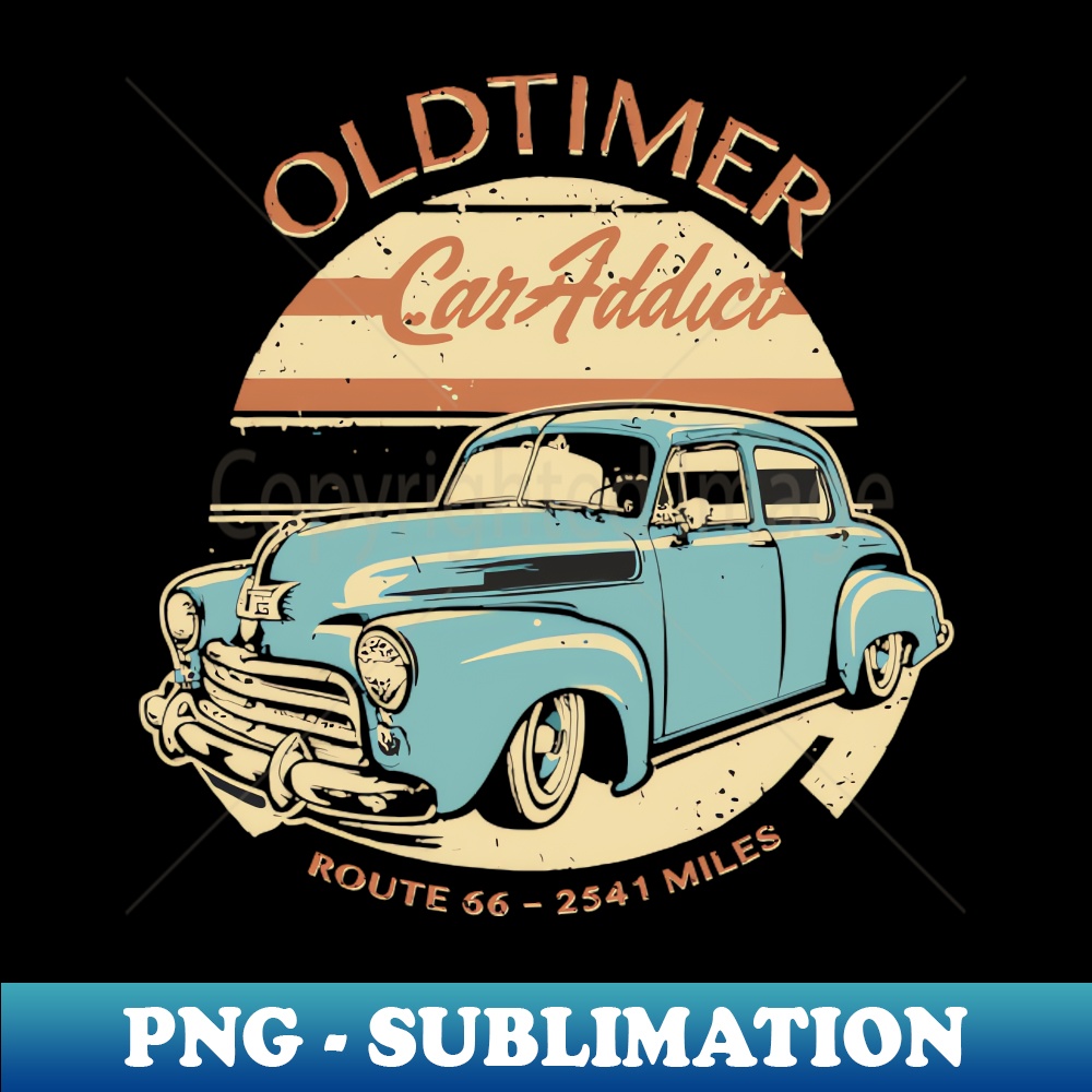OLDTIMER CAR ADDICT ROUTE 66 - Artistic Sublimation Digital | Inspire ...