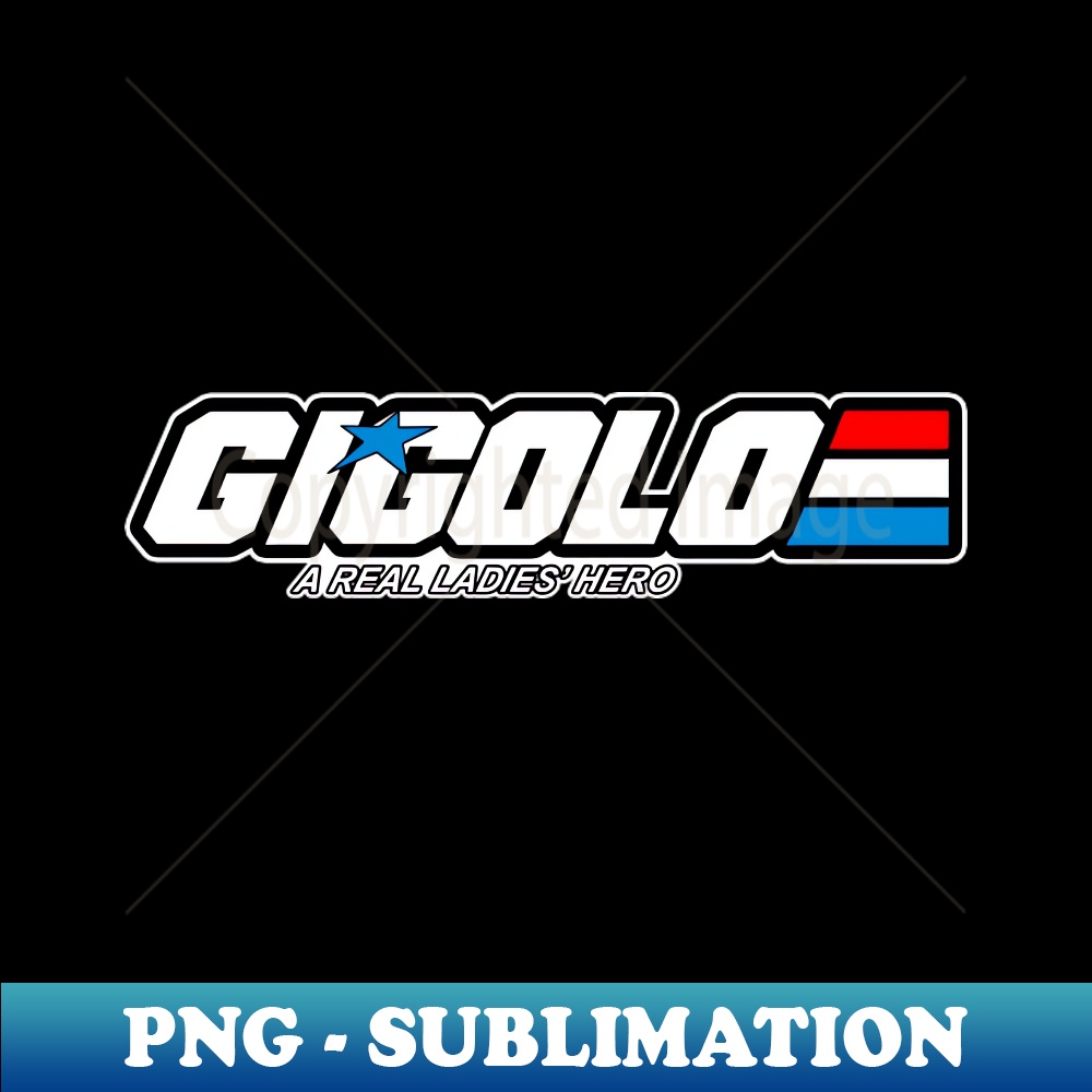Gigolo Funny Retro 80's Cartoon Logo Parody - Decorative Sub | Inspire ...