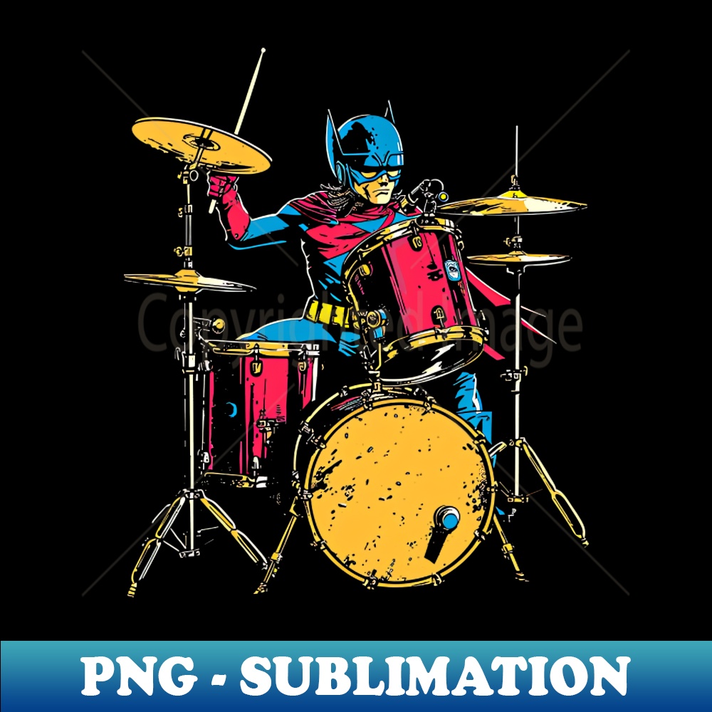 Drum superhero rhythm of justice - PNG Transparent Sublimati | Inspire ...