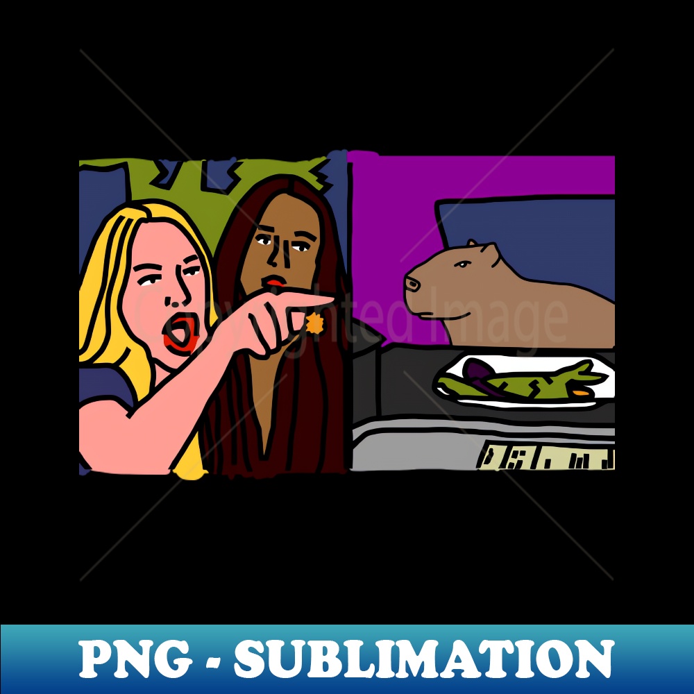 Capybara and Woman Yelling at Cat Funny Memes - Unique Subli | Inspire ...
