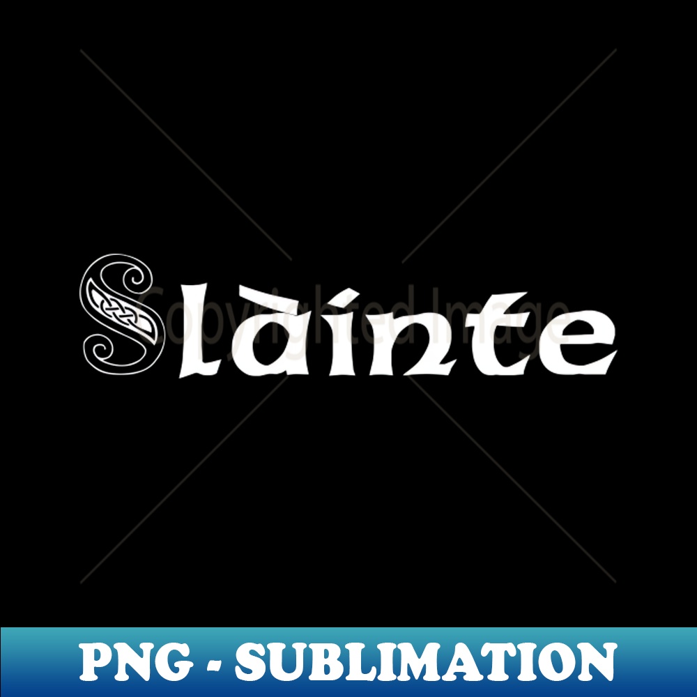 Slainte celtic knot white - PNG Transparent Sublimation File - Inspire ...