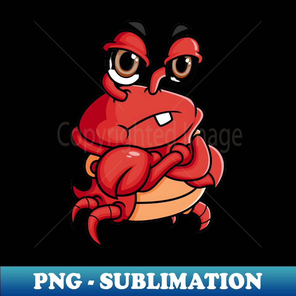 The angry crab is crossing the claw and giving the bad expre | Inspire ...
