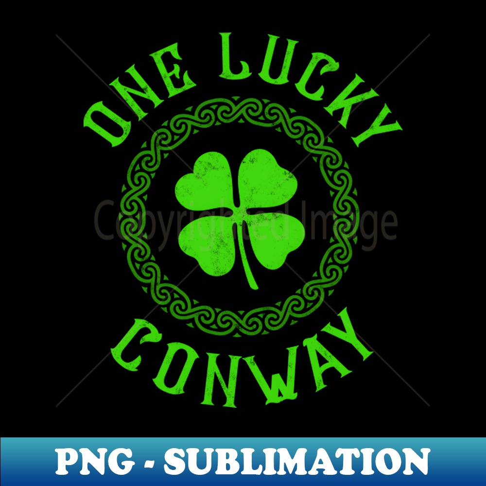 One Lucky Conway Irish Family 4 Leaf Clover - Premium PNG Su | Inspire ...