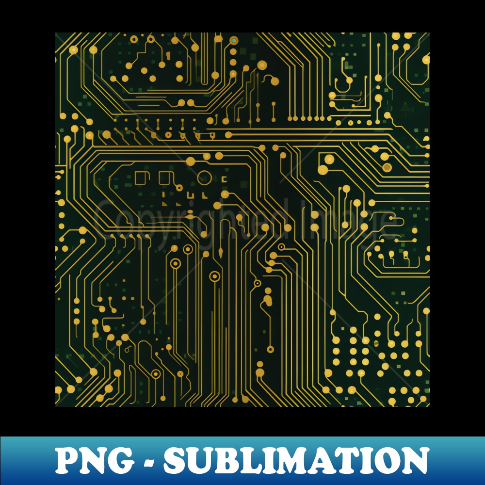 Circuit Board design illustration - PNG Sublimation Digital | Inspire ...